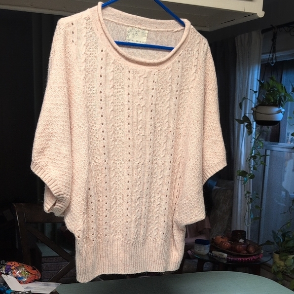 Debbie Morgan | Sweaters | Debbie Morgan Light Pink Crew Neck Sweater ...